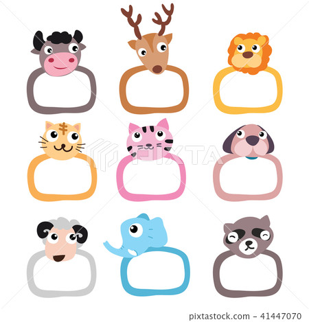 animals frame design - Stock Illustration [41447070] - PIXTA