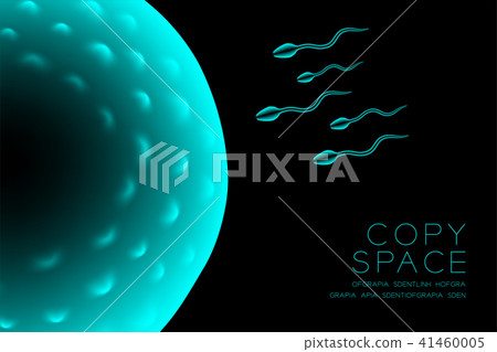 Microscope X-ray Fertilization close up horizontal - Stock Illustration ...