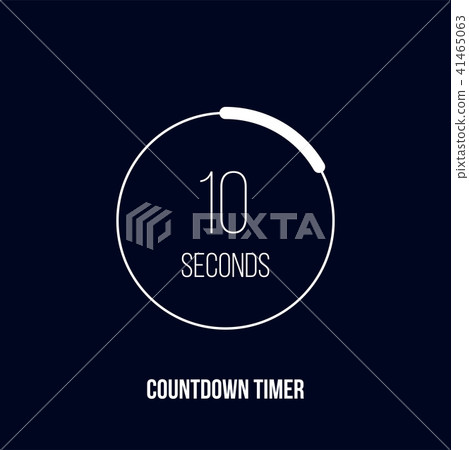 Countdown timer digital counter clock vector timer - Stock Illustration [41465063] - PIXTA