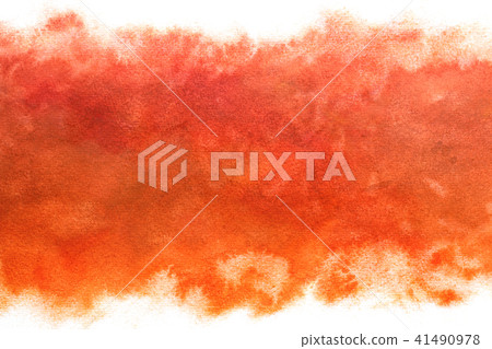 Sky asahi red summer watercolor background - Stock Illustration ...
