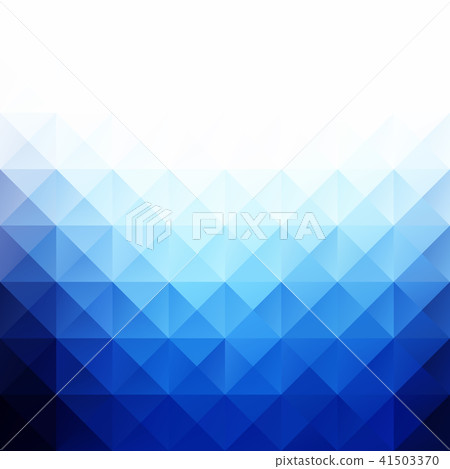 Blue Grid Mosaic Background - Stock Illustration [41503370] - PIXTA