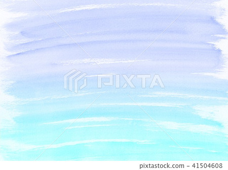 Watercolor faint water color blue thin - Stock Illustration [41504608 ...
