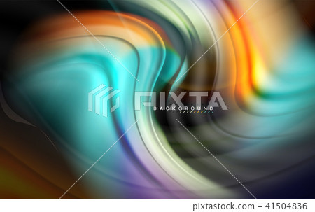 Fluid liquid colors design, colorful marble or... - Stock Illustration ...