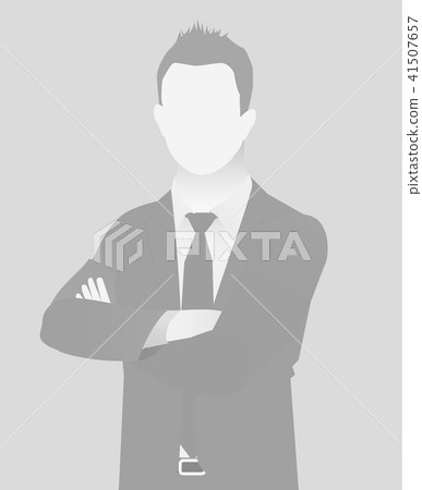 Default placeholder businessman half-length portr - Stock Illustration ...