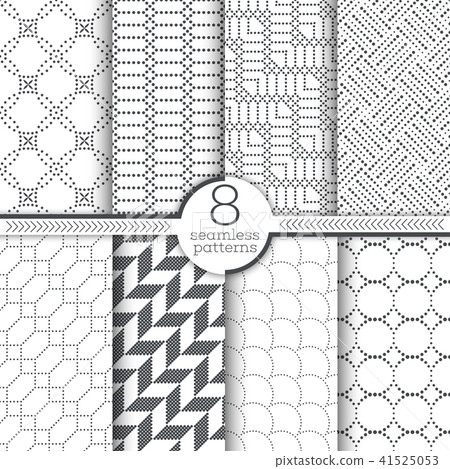 Set of vector seamless patterns - Stock Illustration [41525053] - PIXTA