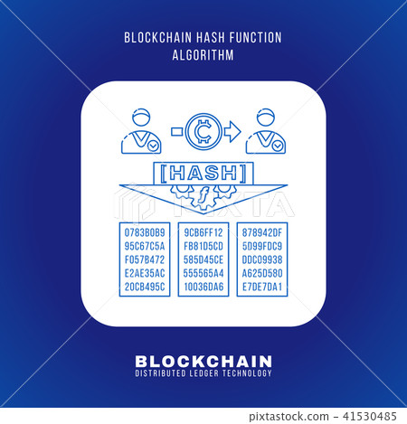 blockchain distributed ledger technology. - Stock Illustration ...