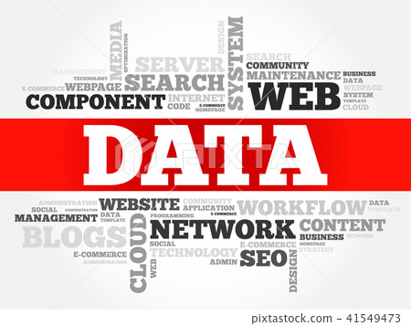 DATA word cloud, technology concept - Stock Illustration [41549473] - PIXTA