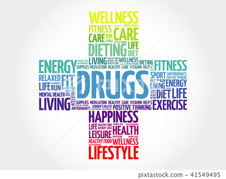 DRUGS word cloud - Stock Illustration [41549495] - PIXTA
