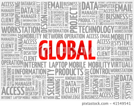 Global word cloud collage - Stock Illustration [41549541] - PIXTA