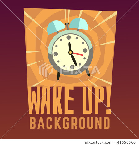 Wake up vector background - Stock Illustration [41550566] - PIXTA