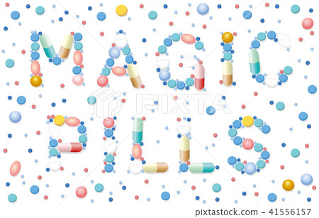 Magic Pills Miracle Cure Medicine Health - Stock Illustration [41556157 ...