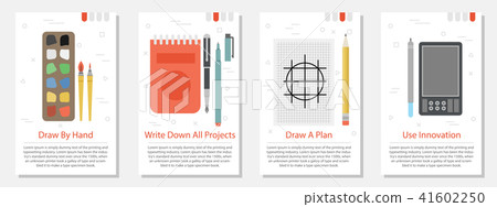 Four banner for Designer Tools - Stock Illustration [41602250] - PIXTA