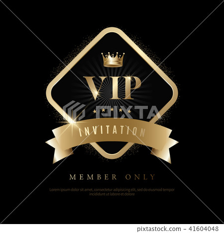VIP Coupon Object - Stock Illustration [41604048] - PIXTA