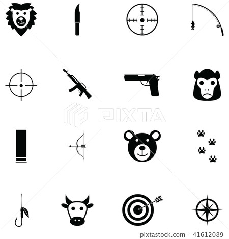 hunting icon set - Stock Illustration [41612089] - PIXTA