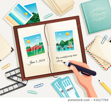 Photo Album Vector Illustration - Stock Illustration [41627768] - PIXTA