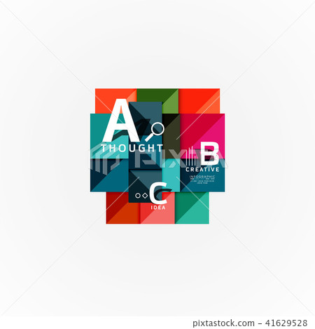 Paper option steps diagram infographic layout - Stock Illustration ...