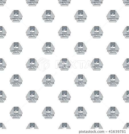 Computer service pattern vector seamless - Stock Illustration [41639781 ...