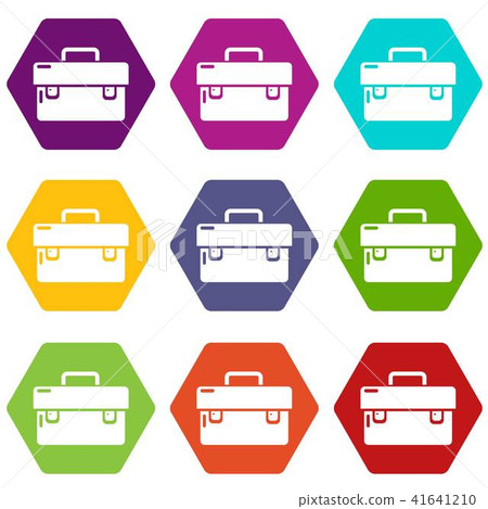 Tool box icons set 9 vector - Stock Illustration [41641210] - PIXTA