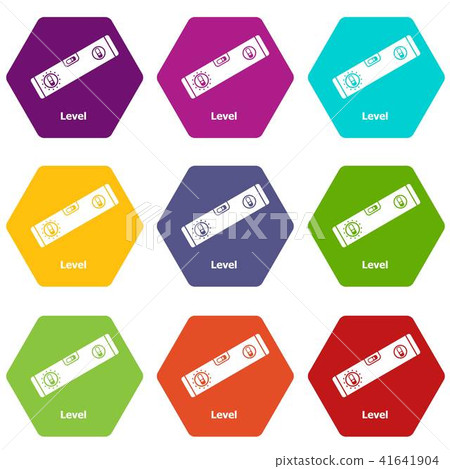 Level icons set 9 vector - Stock Illustration [41641904] - PIXTA