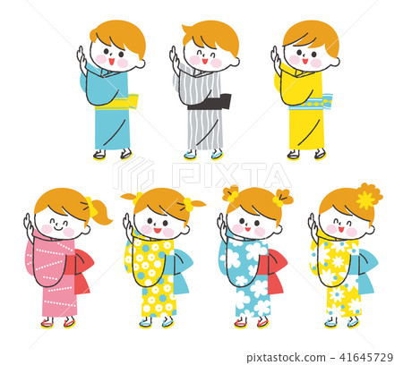 Child Bon Dance - Stock Illustration [41645729] - PIXTA