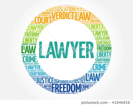 Lawyer word cloud - Stock Illustration [41646858] - PIXTA