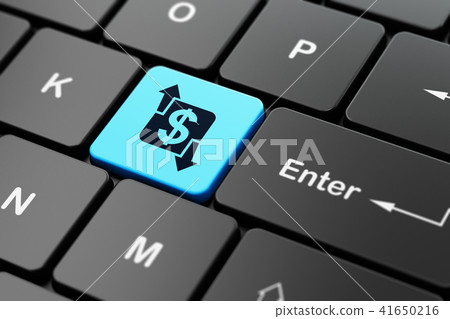 Finance concept: Finance on computer keyboard... - Stock Illustration ...