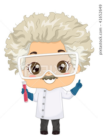 Kid Boy Mad Scientist Illustration - Stock Illustration [41652649] - PIXTA