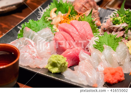 Assortment of sashimi - Stock Photo [41655002] - PIXTA