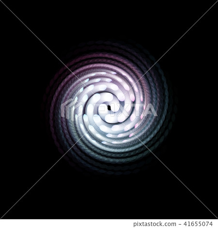 Spiral galaxy, abstract colorful funnel, magic... - Stock Illustration ...