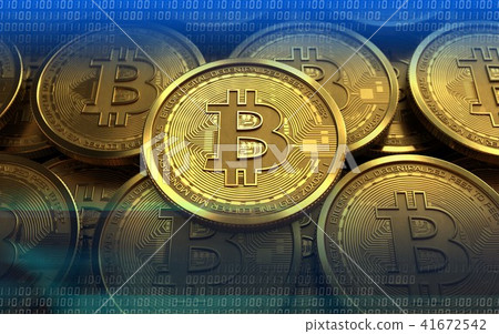 3d bitcoin blank - Stock Illustration [41672542] - PIXTA