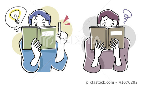 Reading books - understanding - Stock Illustration [41676292] - PIXTA