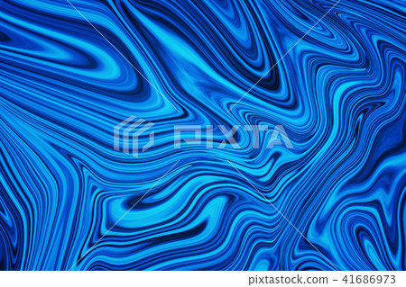 Abstract blue fluid art pattern texture effect - Stock Illustration ...