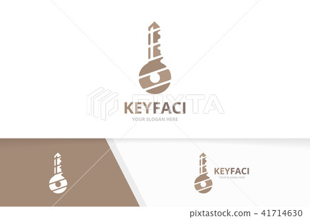 Vector key logo combination. Lock symbol or... - Stock Illustration ...