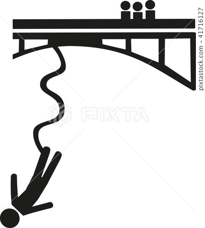 Bungee jumping symbol - Stock Illustration [41716127] - PIXTA