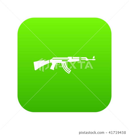 Military rifle icon digital green - Stock Illustration [41719438] - PIXTA