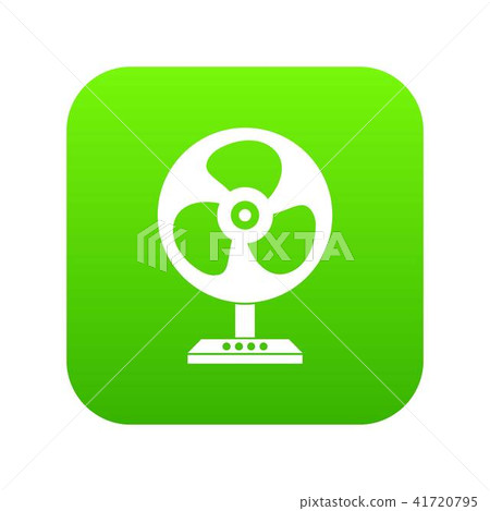 Fan icon digital green - Stock Illustration [41720795] - PIXTA