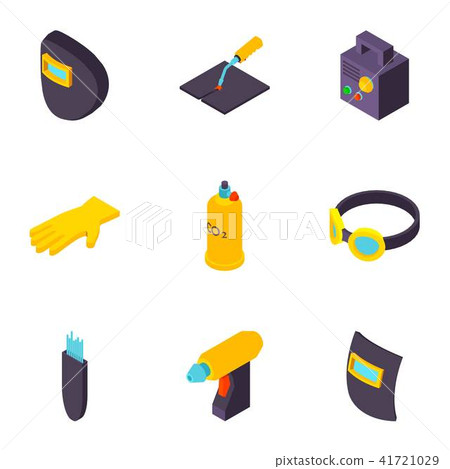 Construction project icons set, isometric style - Stock Illustration ...