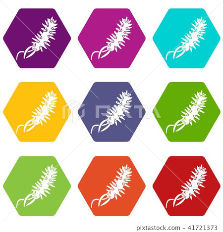 E coli bacteria icons set 9 vector - Stock Illustration [41721373] - PIXTA