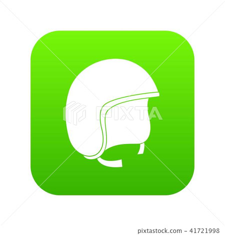 Safety helmet icon digital green - Stock Illustration [41721998] - PIXTA