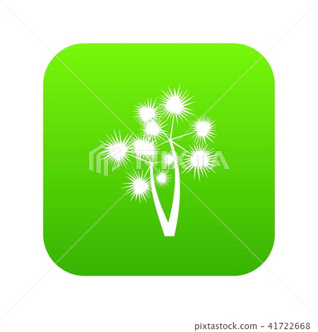 Prickly palm icon digital green - Stock Illustration [41722668] - PIXTA