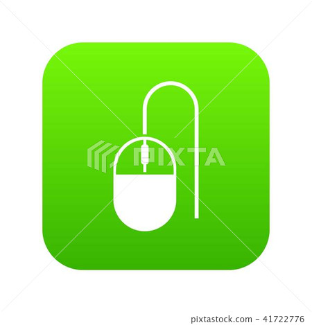Computer mouse icon digital green - Stock Illustration [41722776] - PIXTA