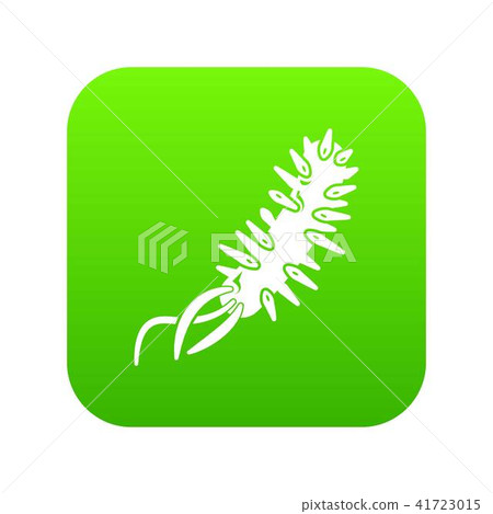 E coli bacteria icon green vector - Stock Illustration [41723015] - PIXTA