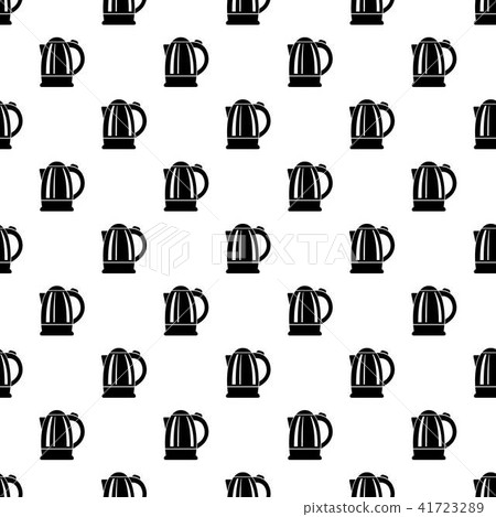 Electric kettle pattern vector seamless - Stock Illustration [41723289 ...