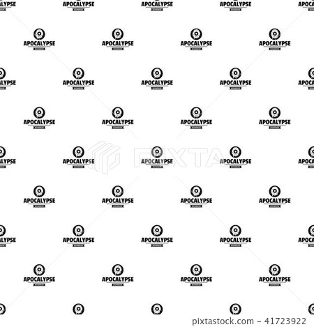Zombie terror pattern vector seamless - Stock Illustration [41723922 ...