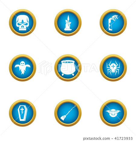 Lethal icons set, flat style - Stock Illustration [41723933] - PIXTA