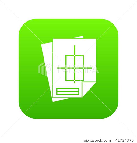 Home construction project icon digital green-插圖素材 [41724376] - PIXTA圖庫