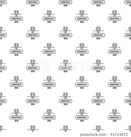 Anonymous pattern vector seamless - Stock Illustration [41724872] - PIXTA
