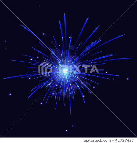 Light blue fireworks holidays background. - Stock Illustration ...