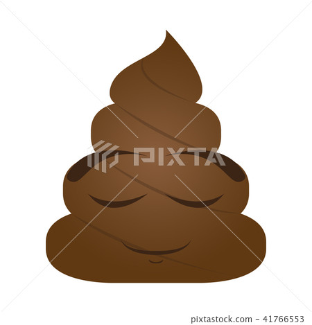 Poop emoji sleeping - Stock Illustration [41766553] - PIXTA