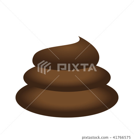Isolated poop icon - Stock Illustration [41766575] - PIXTA